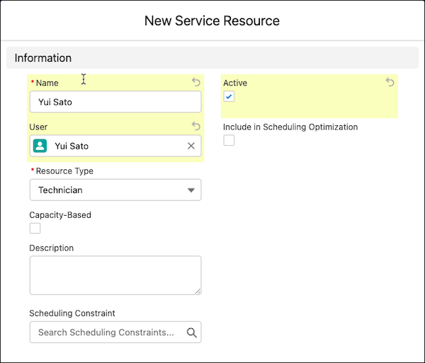 Create Service Resources for Your Staff