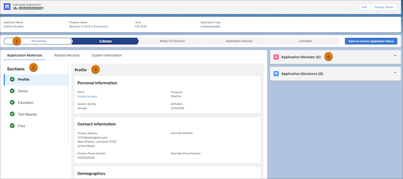 Verify, Review, and Decide on Applications