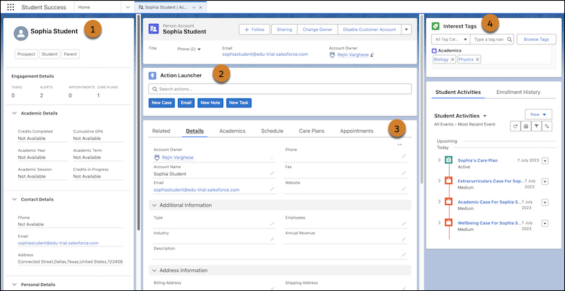 Set Up the Account Record Page