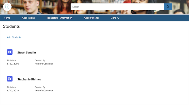 Configure an Applicant Portal for Agent and Parent Access