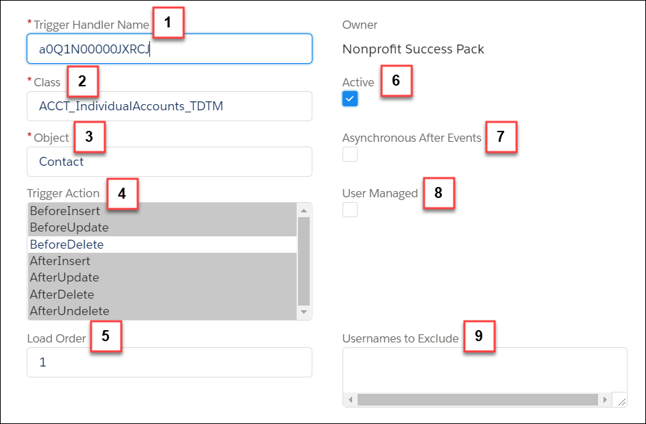 Manage Trigger Handlers for EDA