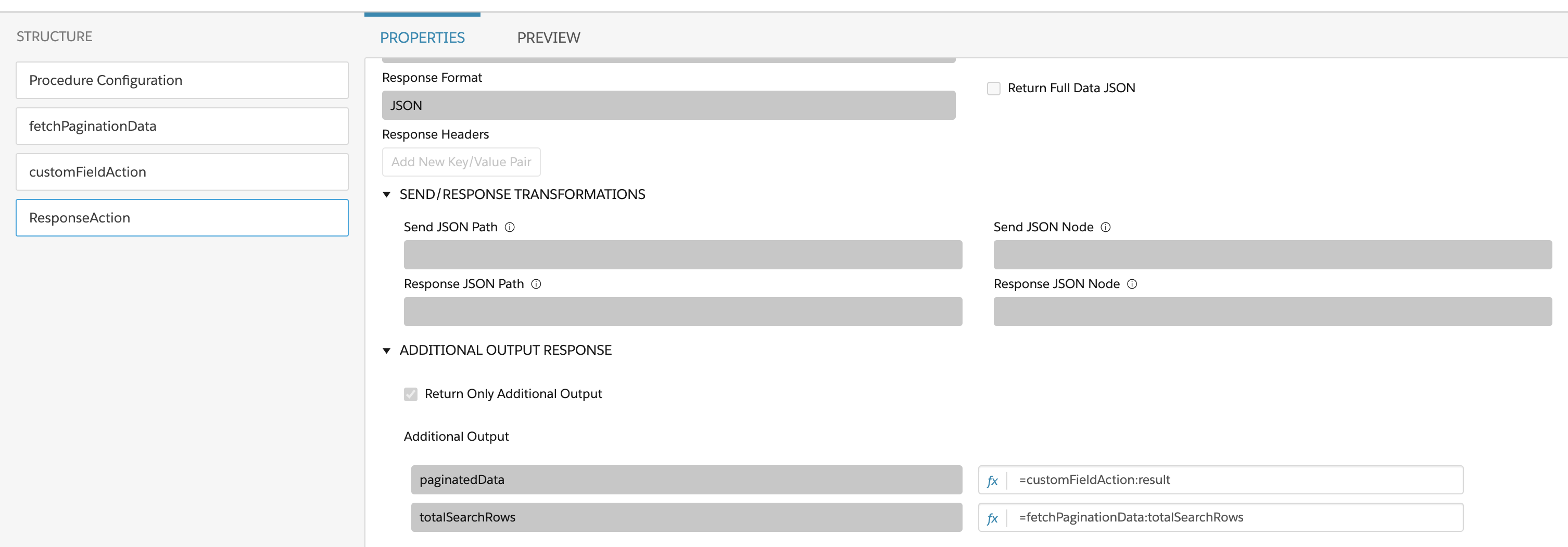 Transform The Pagination Response To Fetch Custom Field Values 