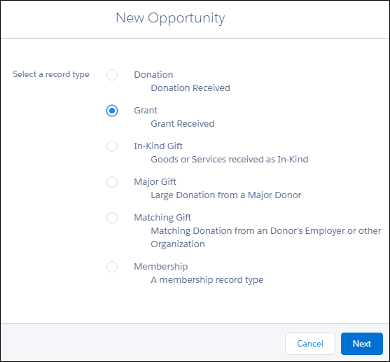 Manage Grantseeking Opportunities
