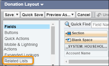 Configure Page Layouts