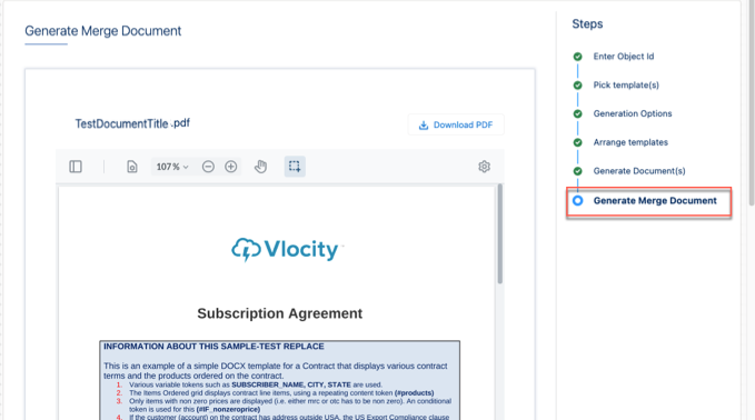 fndmultiDocxLwc OmniScript Steps