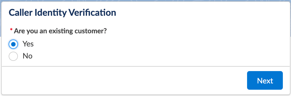 Verify Customer Accounts in Contact Center Console