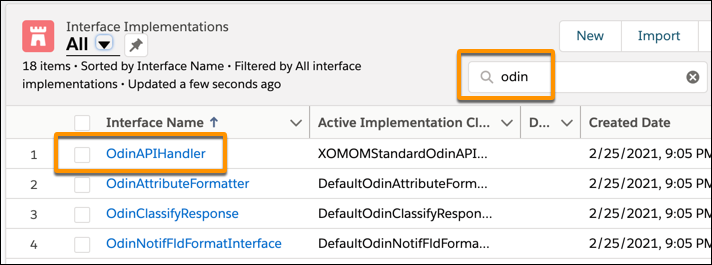 Correct the OdinAPIHandler interface implementation