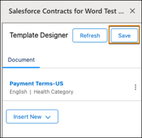 Create a Document Template by Using Clauses