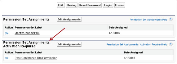 Session-Based Permission Sets