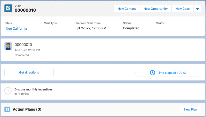 Create a Dealer Visit