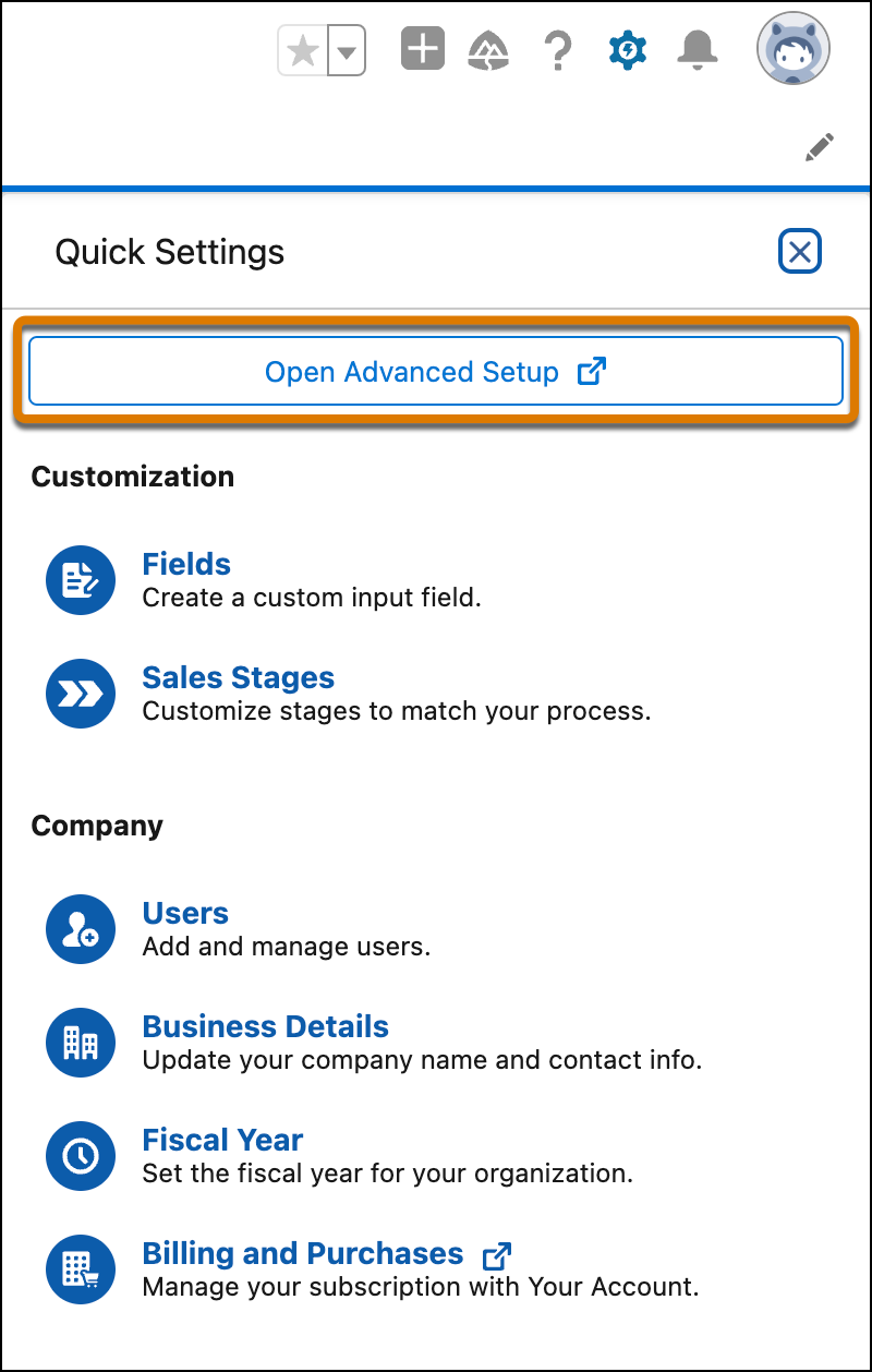 Explore the Salesforce Setup Menu