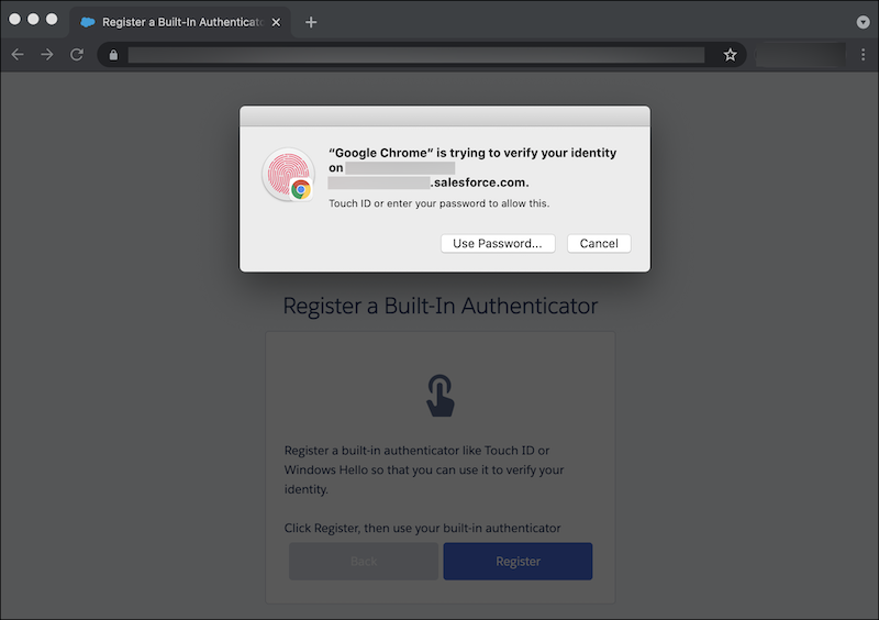Register a Built-In Authenticator as an Identity Verification Method ...