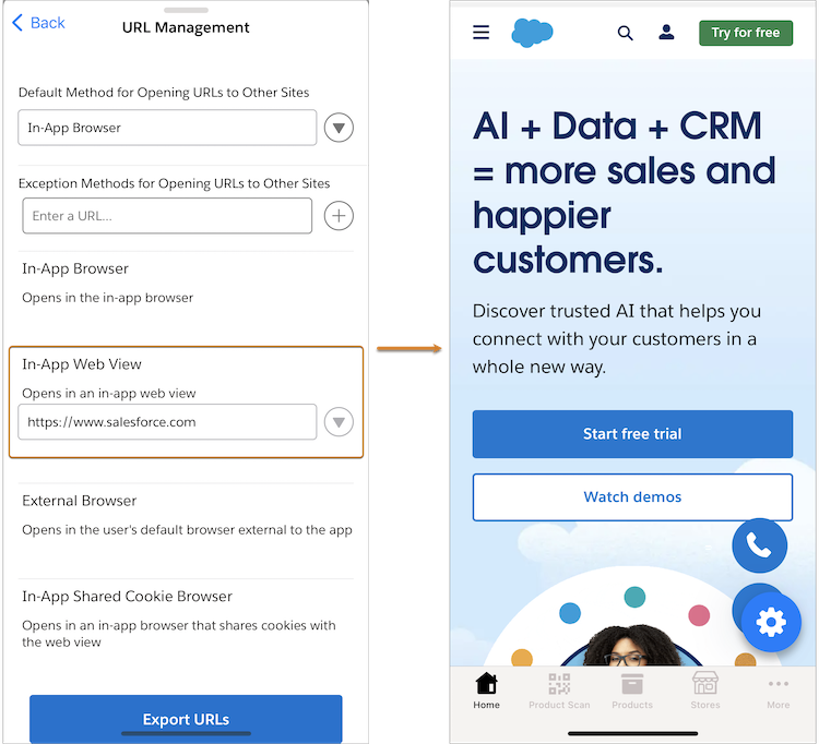 Test How URLs Open in the Playground Publisher App