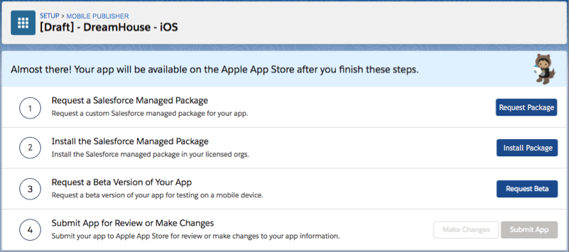 Request a Managed Package