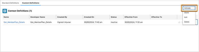 Create a Context Definition for Health Cloud Objects