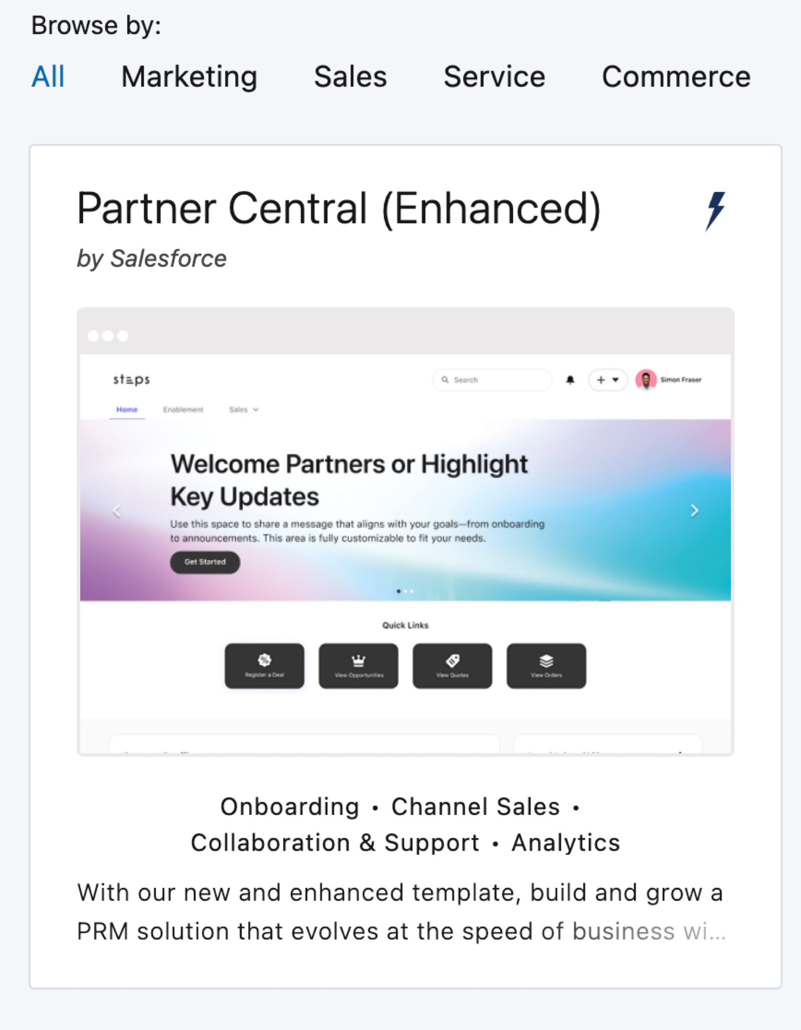 The Partner Central Template