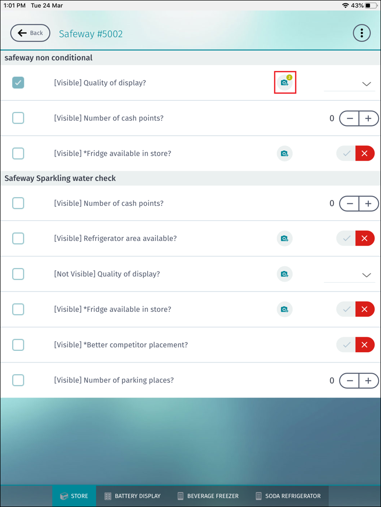 Number Badge for Buttons in Lists