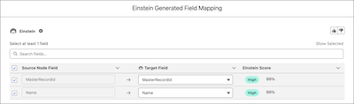 Map Related Fields by Using Einstein