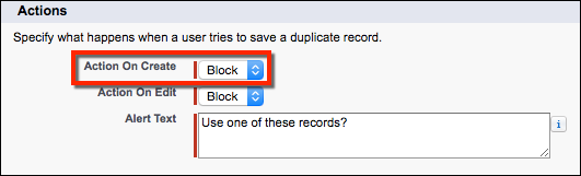Stop Users from Creating Duplicate Records