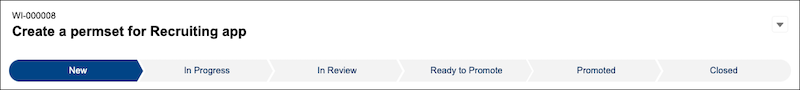 Work Item Statuses