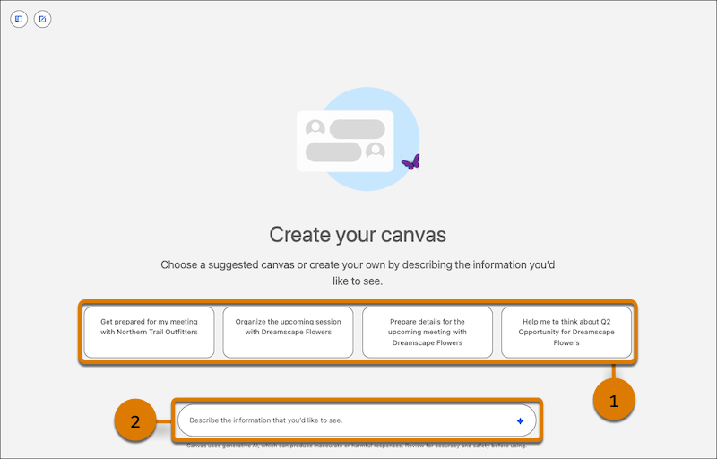 Using Generative Canvas (Preview)