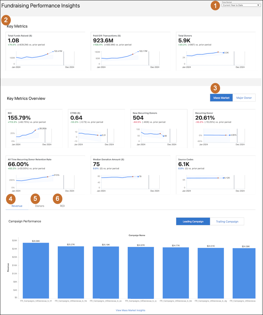 Fundraising Performance Insights Dashboard