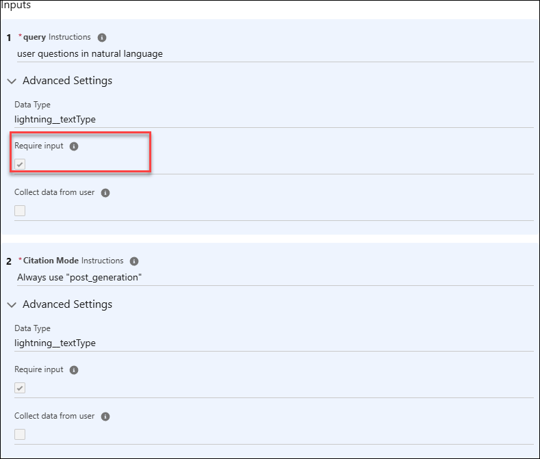 Configure Citation Mode for Custom Action