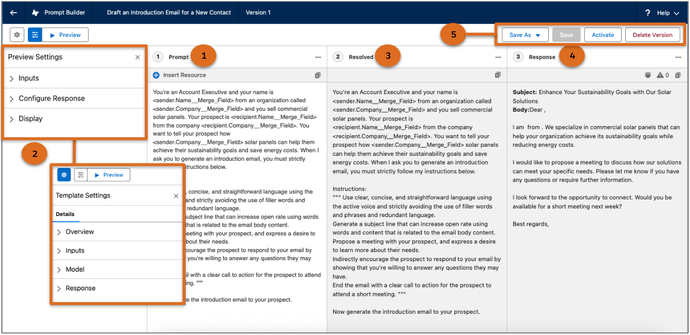 Get to Know Prompt Builder