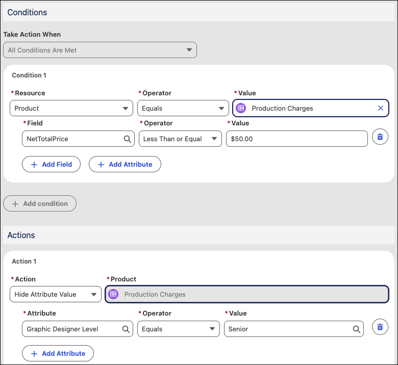 Design Attribute Rules for Ad Products and Services with Standard ...