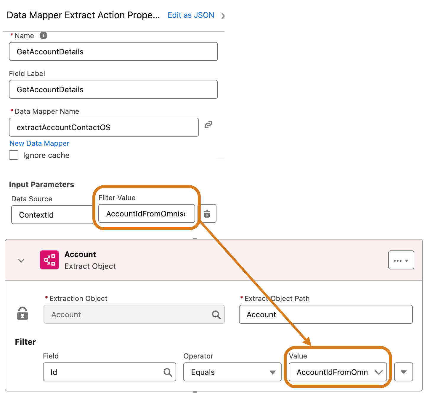 Omniscript Data Mapper Action Elements