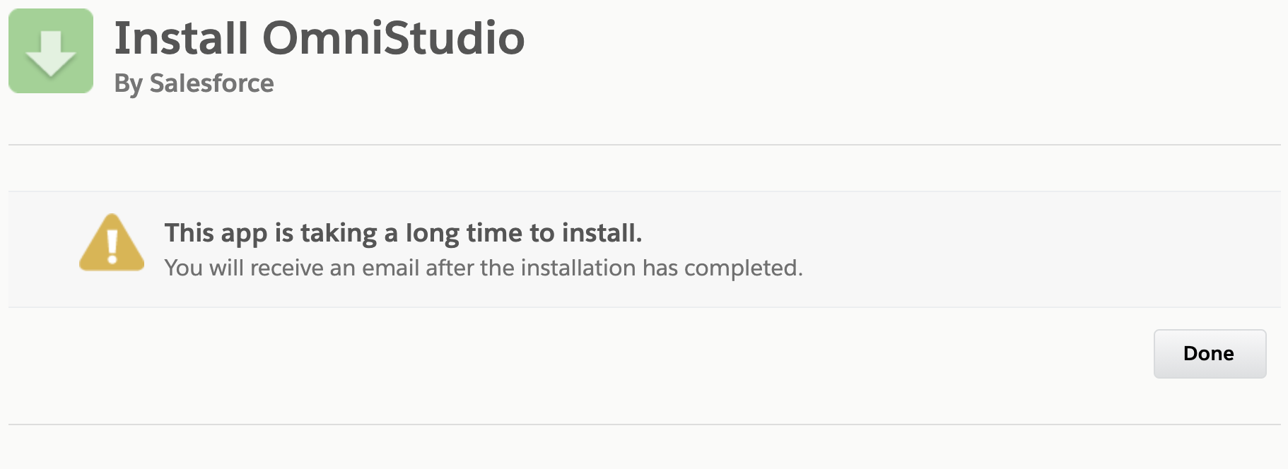 Install or Upgrade the Omnistudio Package