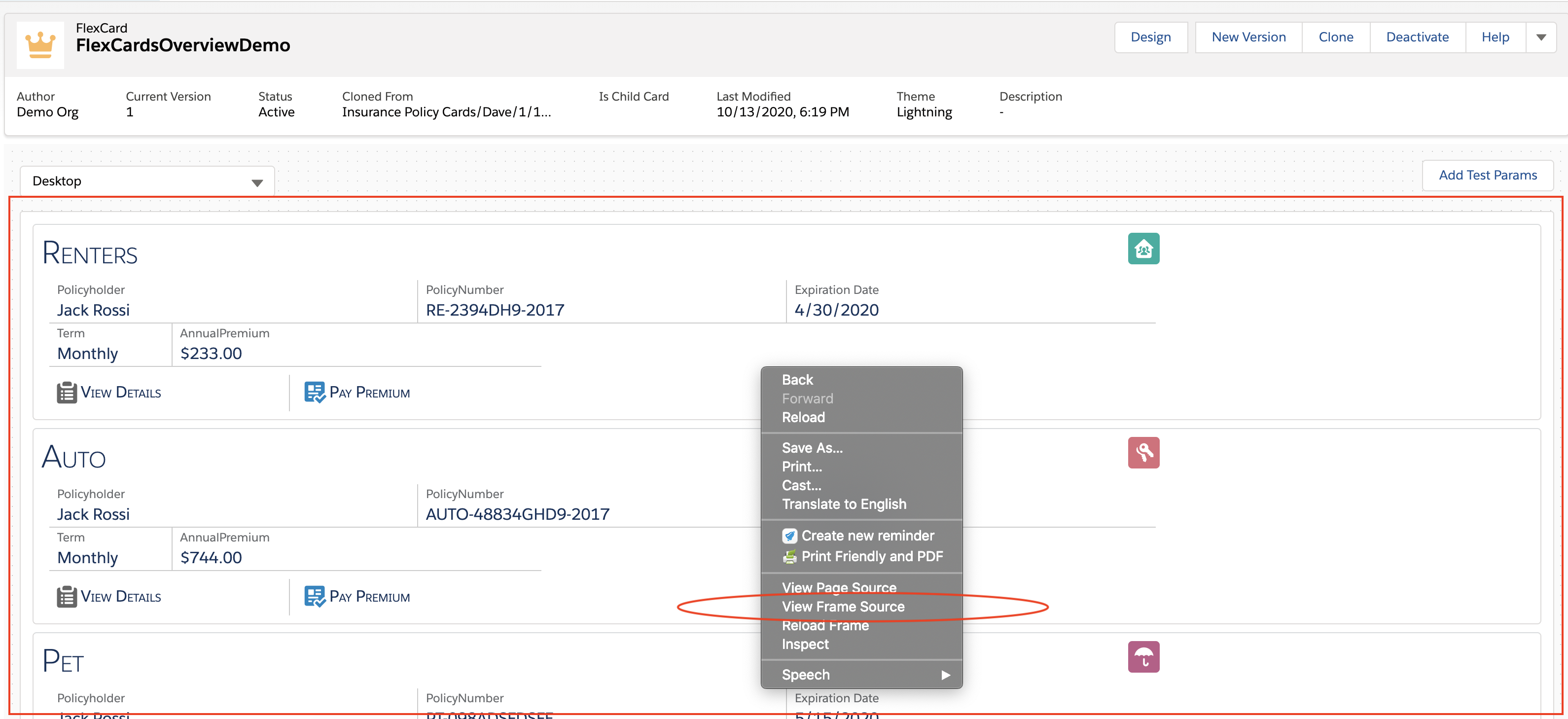 Manually Update Remote Site Settings for Flexcards