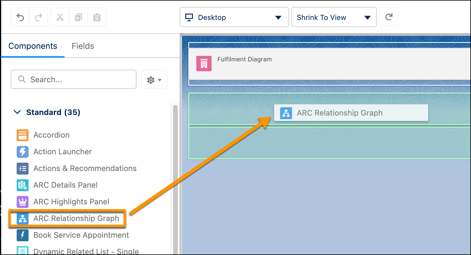Add the Fulfillment Diagram Component to your Record Page