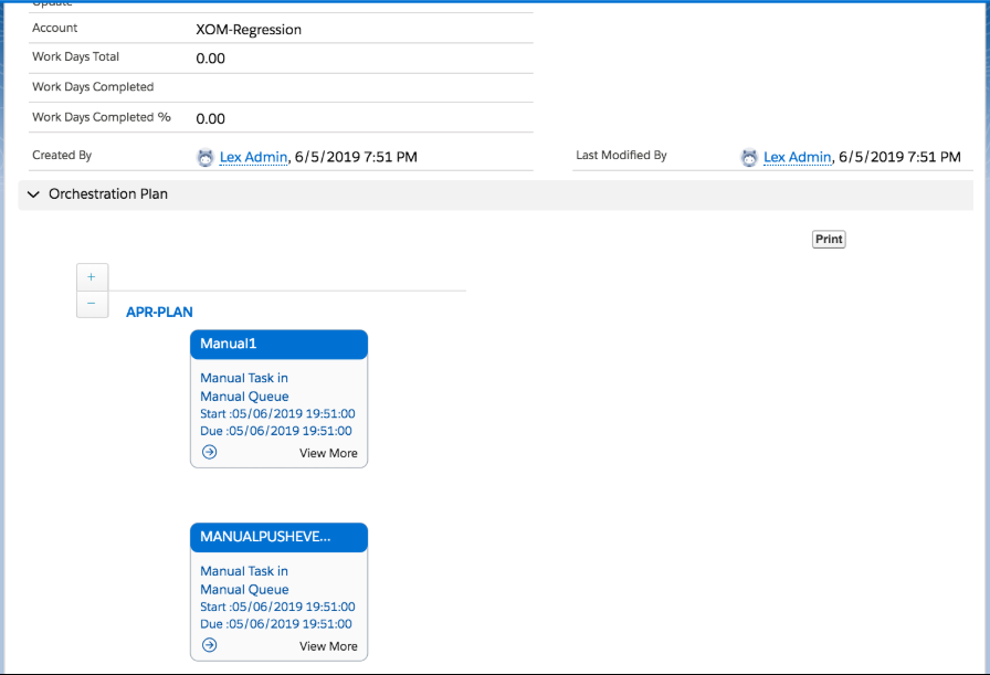 Orchestration Plan Definition
