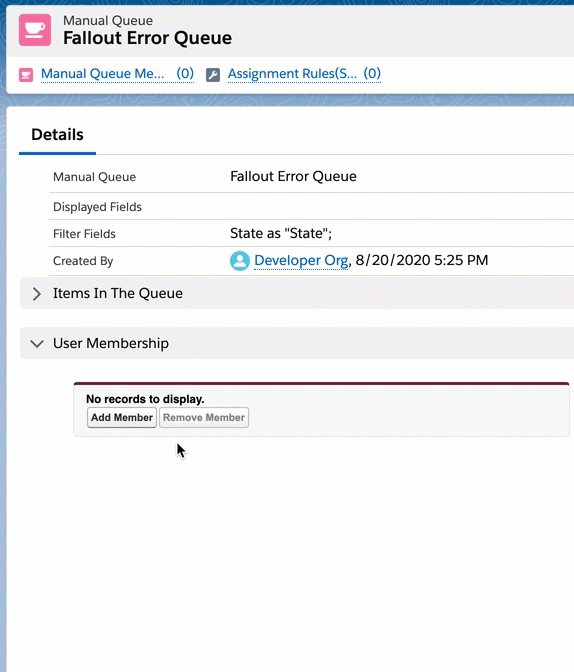 Configure Manual Queue Assignment Rules