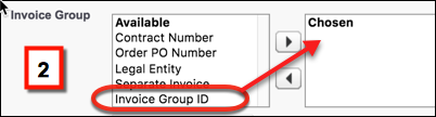 Create Invoice Group IDs
