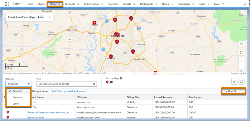 Visualize Customers and Prospects on a Map