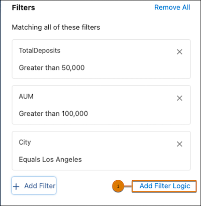 Create Custom Filter Logic and Save as a Template