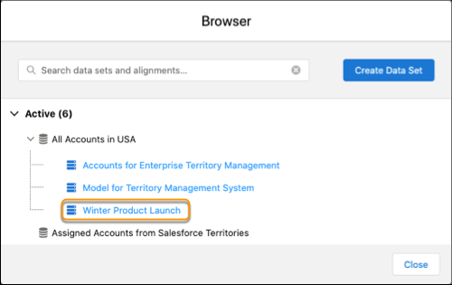 Create an Alignment for Top-Down Territory Models