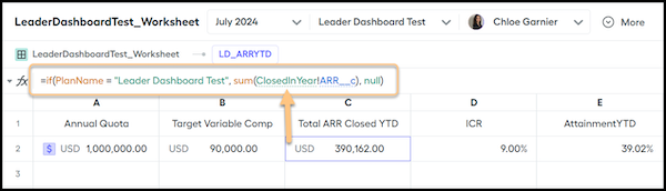 Set Up the Leader Dashboard in Salesforce Spiff