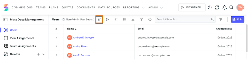 Add a User Manually in Salesforce Spiff