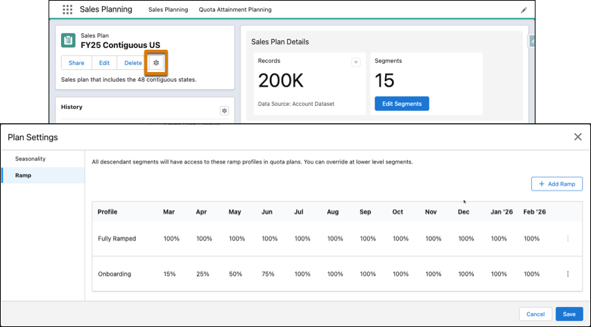 Account for Ramp and Seasonality When Planning Quotas