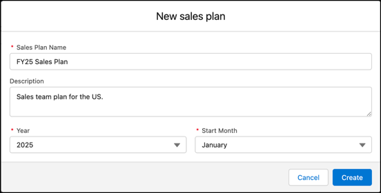 Create a Sales Plan