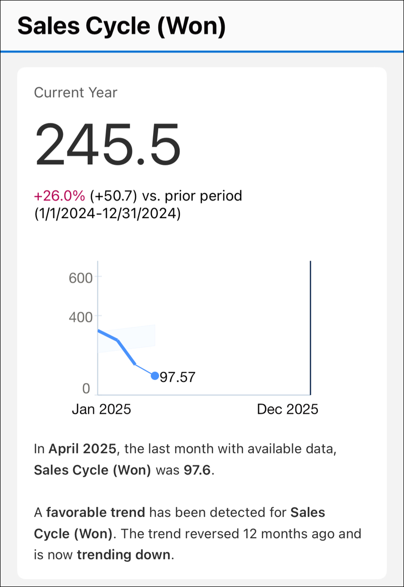 View Metric Details in Tableau Next Mobile