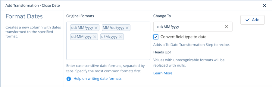 Guidelines for Formatting Dates