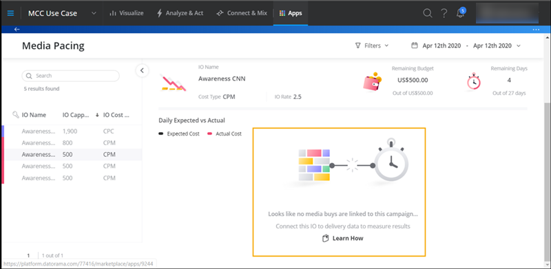 Run the Media Pacing App