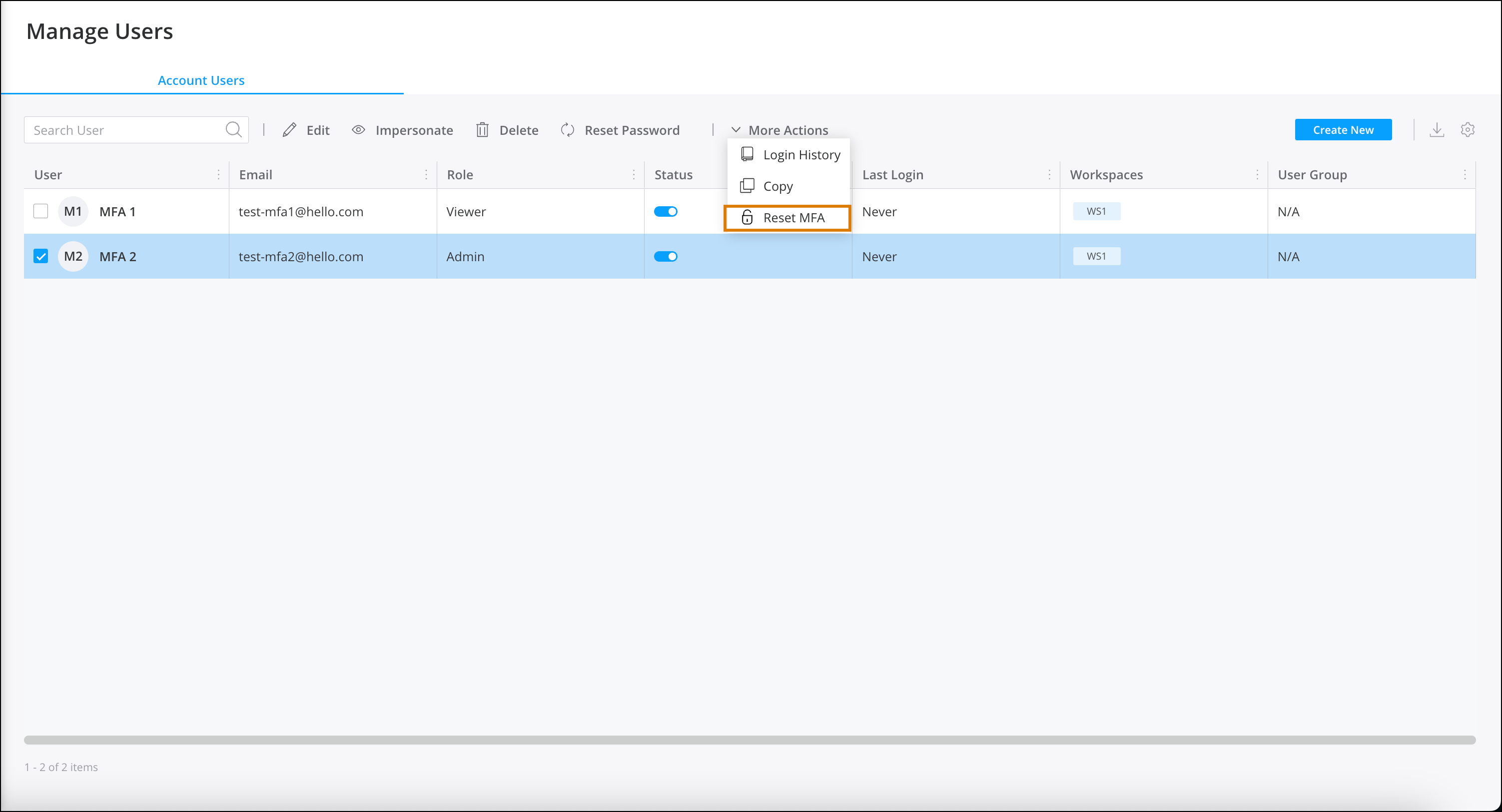 Manage and Reset Multi-Factor Authentication Settings in Marketing ...