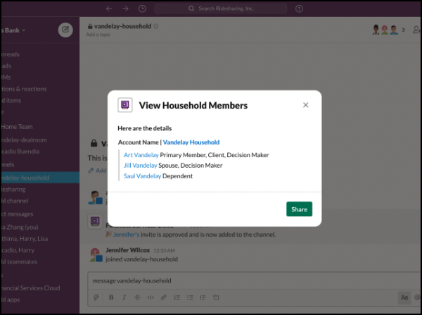 Use Slash Commands in Household Channels