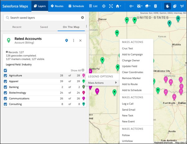 Plan Visits and Perform Actions for Multiple Records Simultaneously