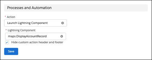 Create Custom Actions Buttons